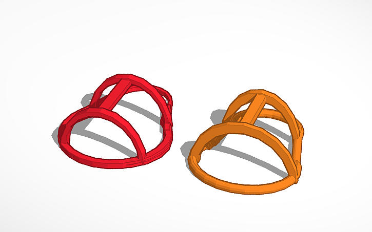 3D design Face mask cage - Tinkercad