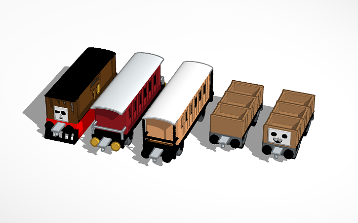 3D design Edward the Scaredy Tram | Tinkercad