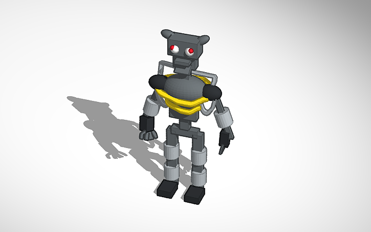 3D design Fnaf SB Derp Glamrock Endo - Tinkercad