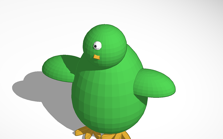 3D design cyclops bird (original) | Tinkercad