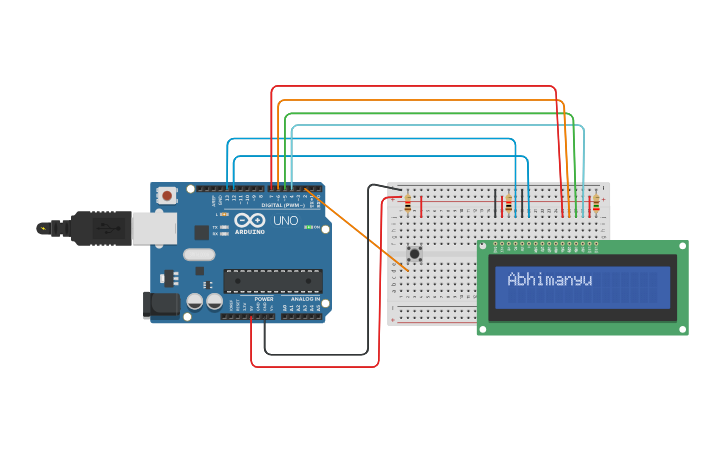 Circuit design level-3 - Tinkercad