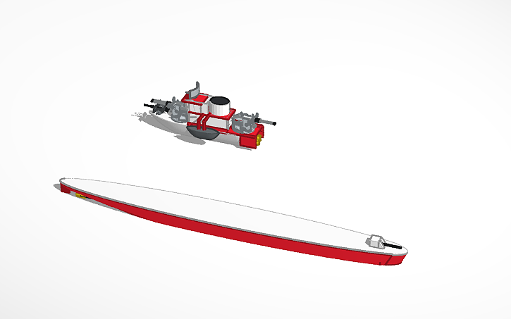 3D design US Coast guard patrol cutter/AA boat | Tinkercad