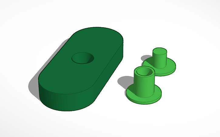 3D design Oval Fidget Spinner - Tinkercad