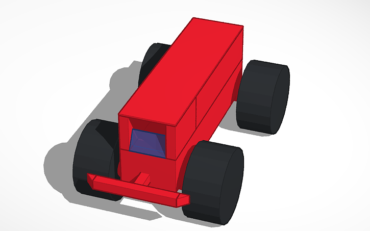 3D design monster truck - Tinkercad