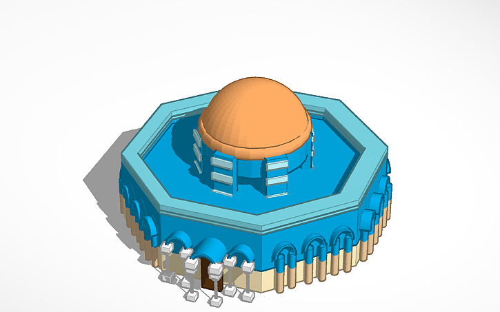 3D design Dome of the rock 31435 | Tinkercad