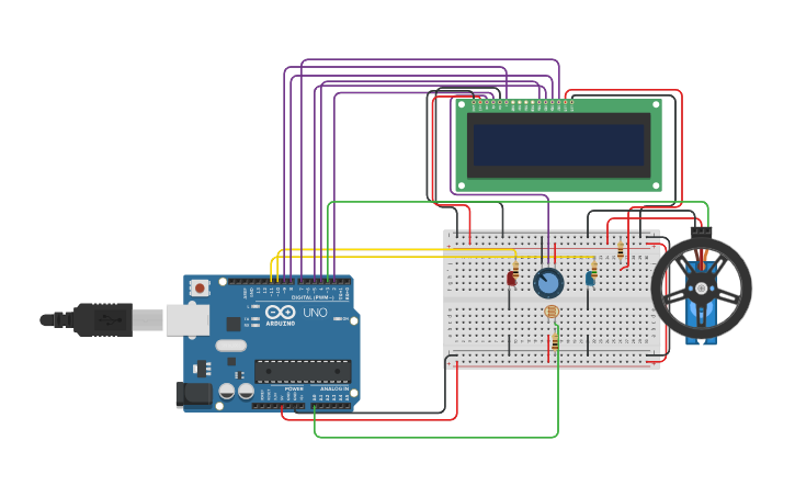 Circuit design Gandi Tugas 2 Programming - Tinkercad