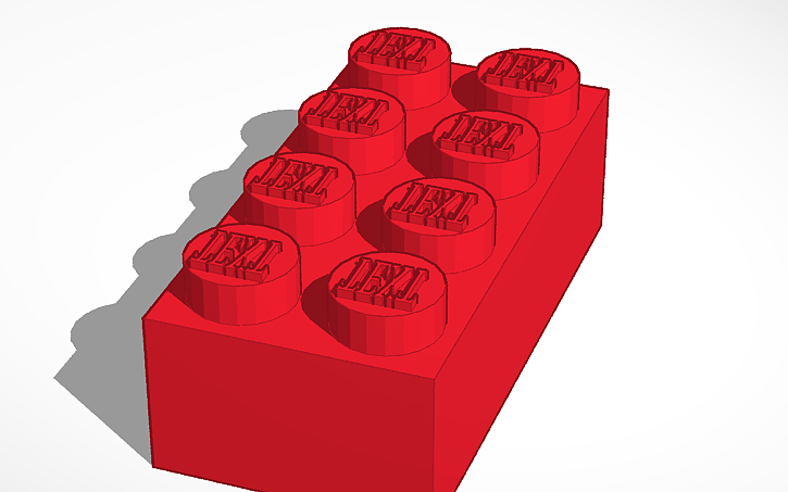 3D design Lego Brick - Tinkercad