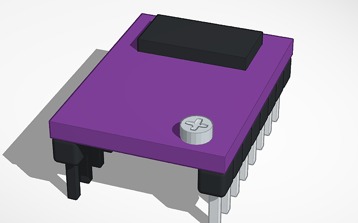 3D design Stepper Driver DRV8825 - Tinkercad