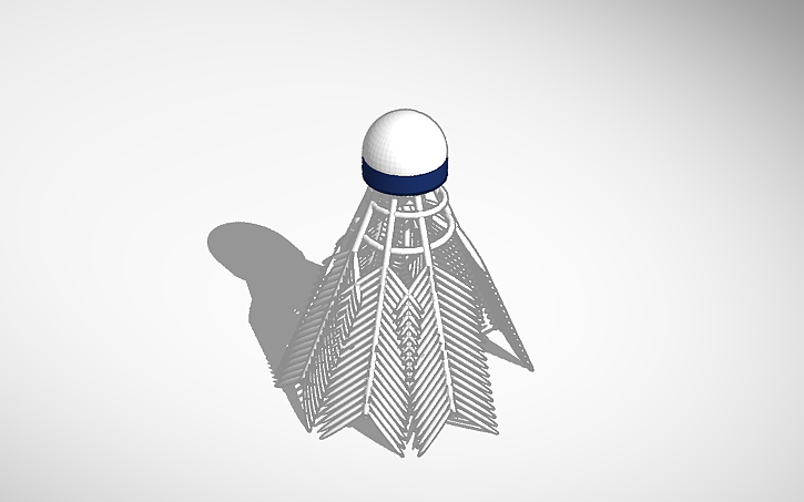 3D design Badminton - Tinkercad