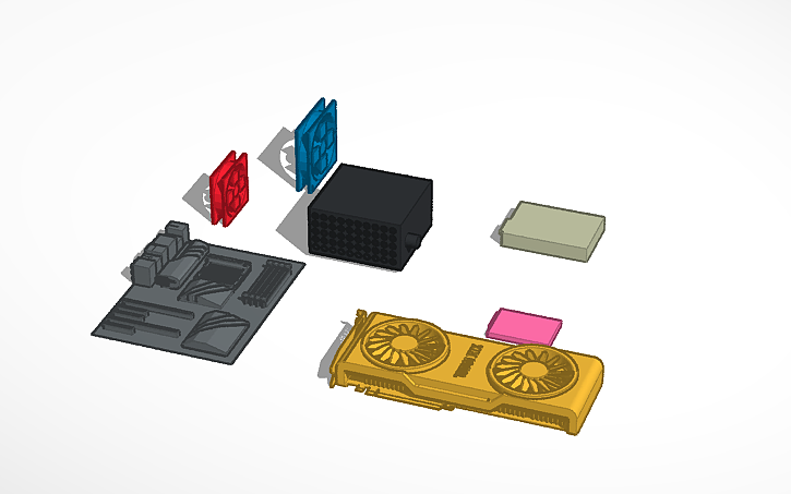 3D design PC Build Assignment | Tinkercad