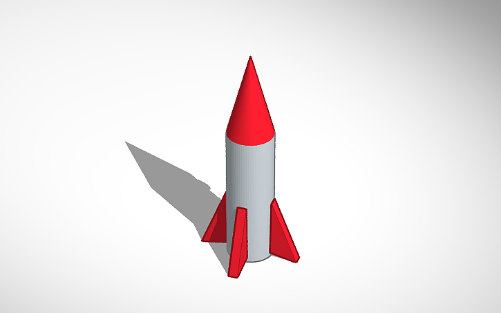 3D design foguete - Arthur - Tinkercad