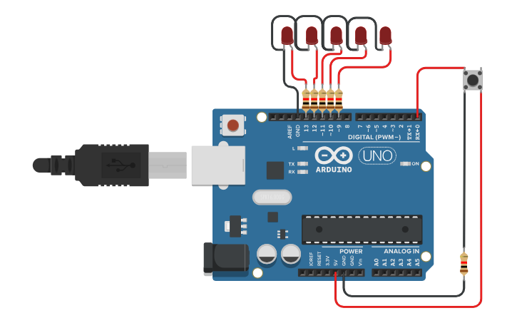 Circuit Design Arduino Tinkercad