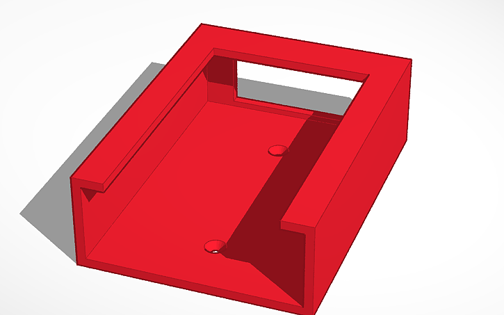 3D design USB Hub Holder - Tinkercad