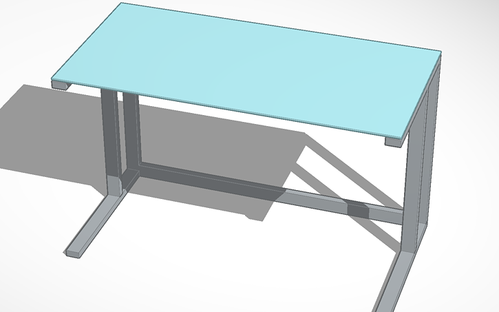 3D design Desk, Current | Tinkercad