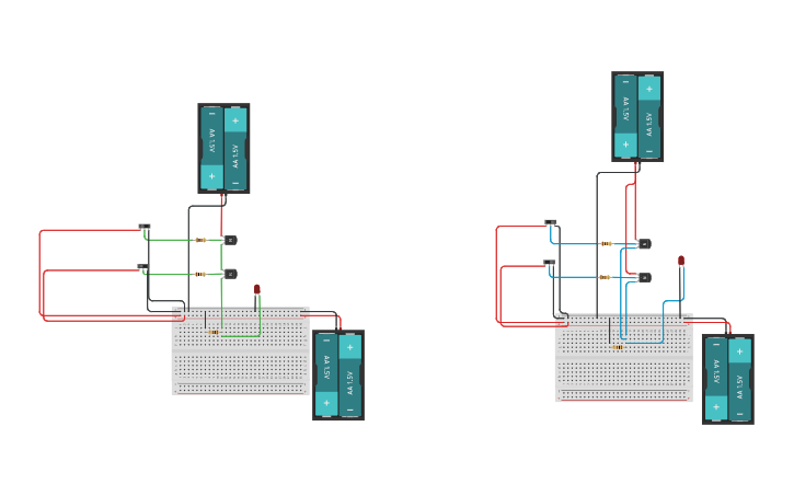 Circuit design Logic Gate with Transistor - Tinkercad