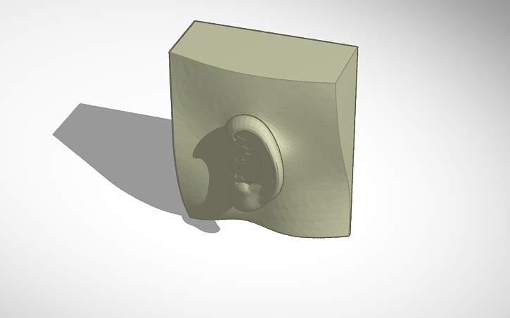 3D design Human Ear - Tinkercad