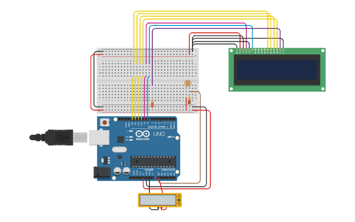 Circuit design PHOTOSENSOR - Tinkercad