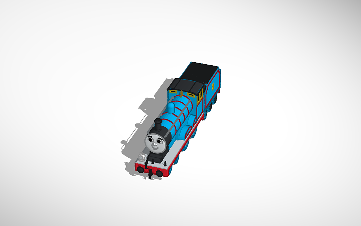 3D design Copy of Edward The Blue Engine | Tinkercad