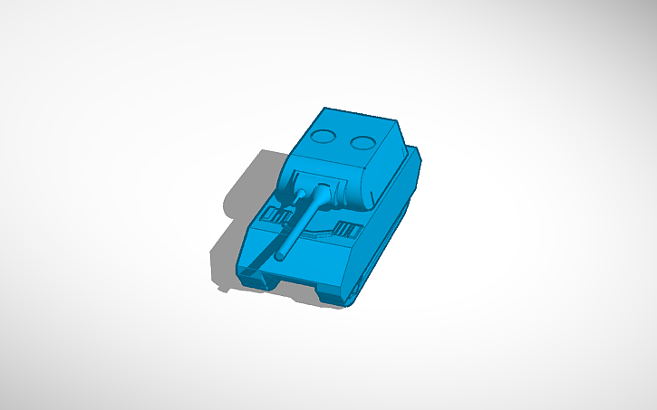 3D design maus tank - Tinkercad