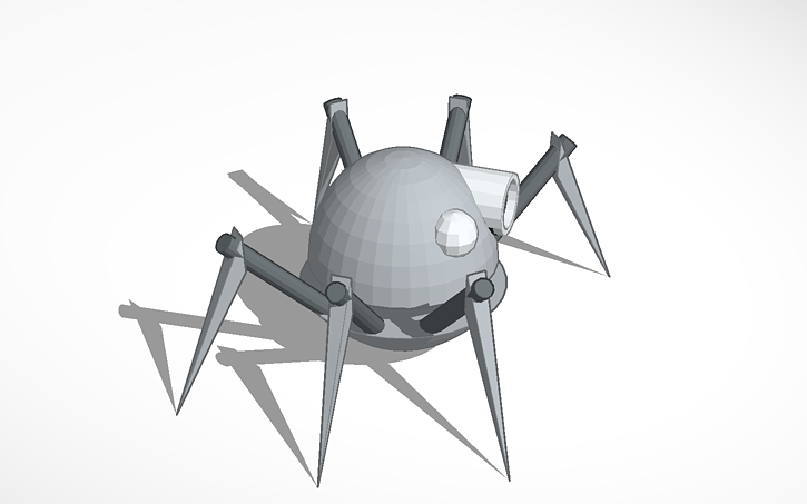 3D design Spider-Drone - Tinkercad