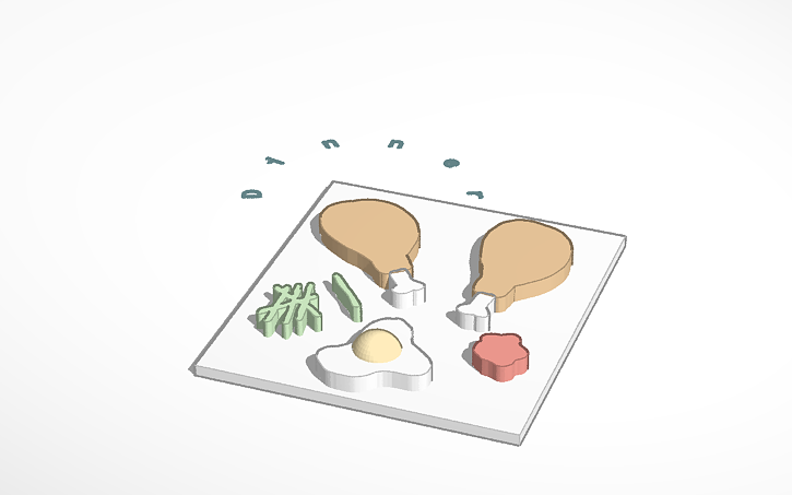 3D design Dinner | Tinkercad