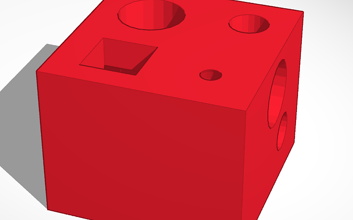 3d Design Test Cube Tinkercad