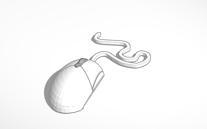 3D design Computer mouse - Tinkercad