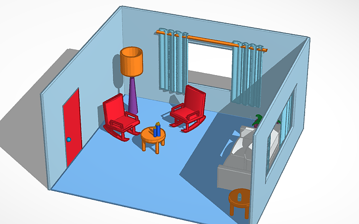 3D design Room design - Tinkercad
