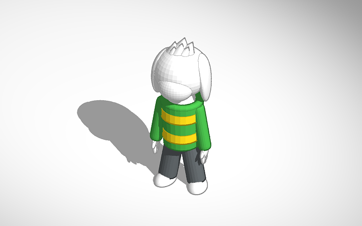 3d Design Asriel Undertale Tinkercad