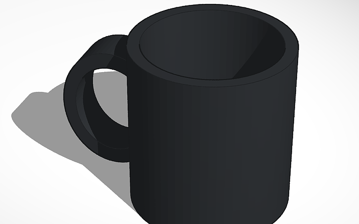 3D design Kubek - Tinkercad