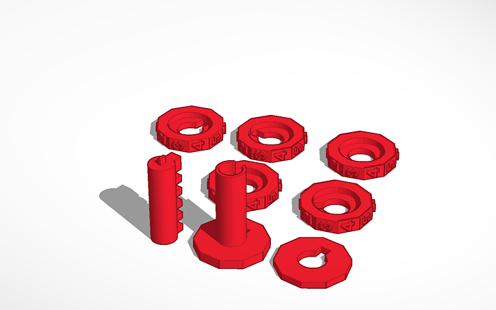 3D design Twist Lock - Tinkercad