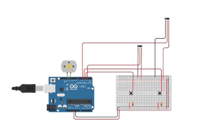 Circuit design POWER WINDOW SYSTEM - Tinkercad