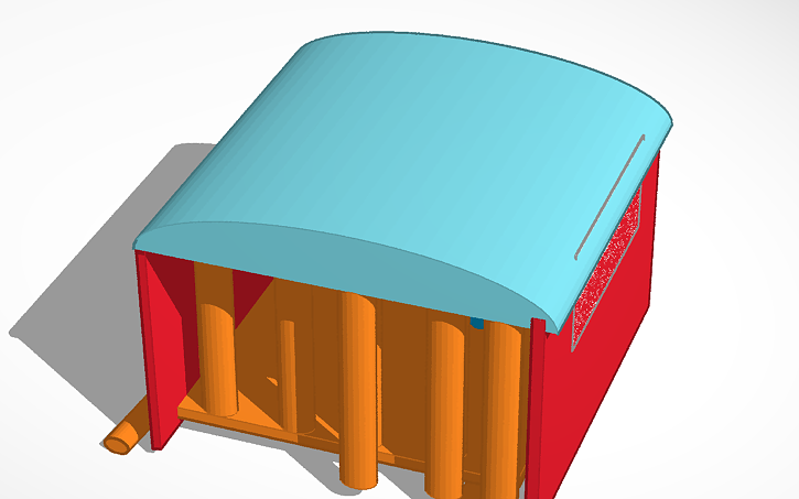 3D design lion cage - Tinkercad