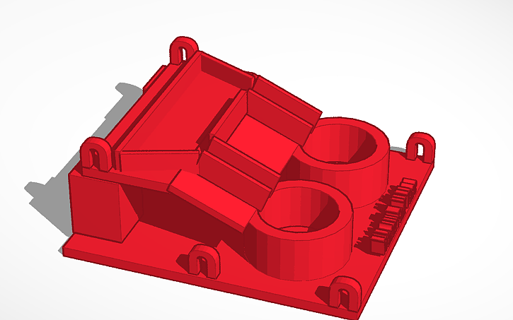 3D design WaterFall Vase - Tinkercad