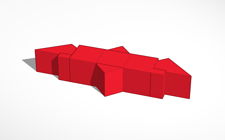 3D design Red Hood logo - Tinkercad