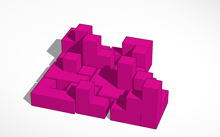 3D design Puzzle Cube Pieces Ready for Printing | Tinkercad