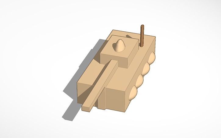 3D design cool tank | Tinkercad