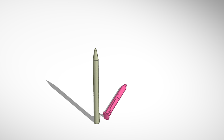 3D design 3ds stylus - Tinkercad