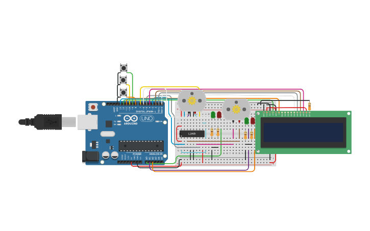 Circuit design Copy of PROVA 2° UNIDADE - Tinkercad