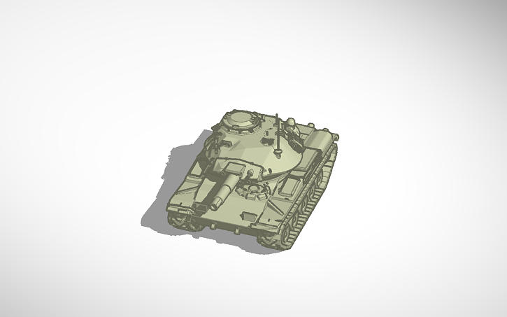 3D design T49 - Tinkercad