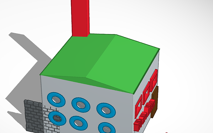 3D design alien house | Tinkercad