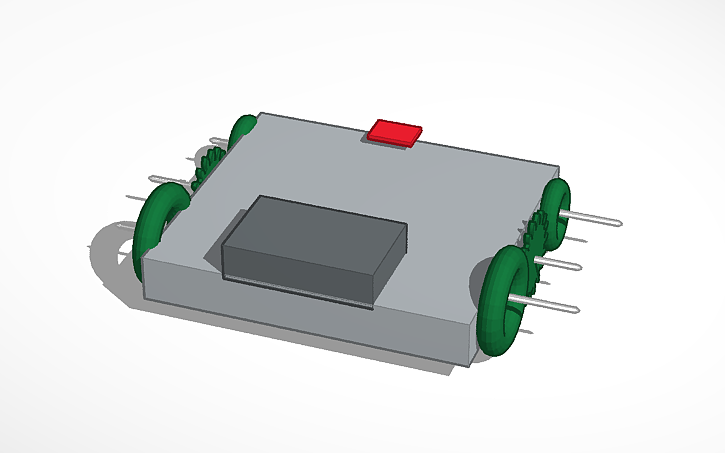 3D design Dragster Model - Tinkercad