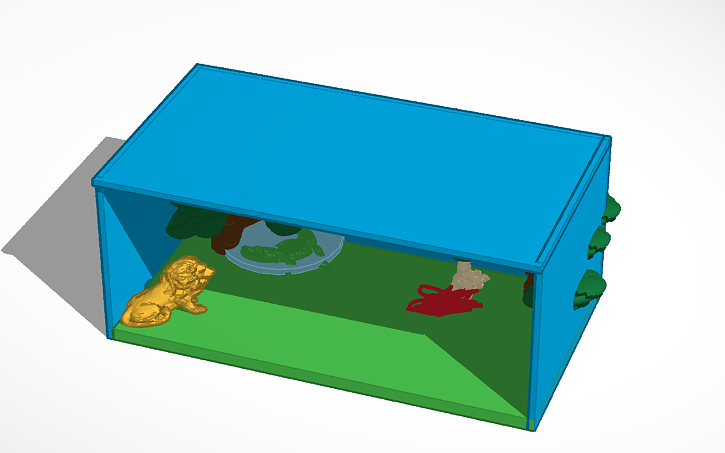 3D design shoebox | Tinkercad