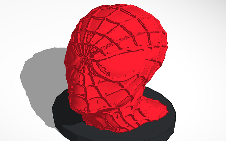 3D design Spider Man - Tinkercad