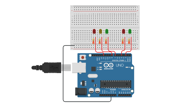 Circuit design Arduino Intro 2 | Tinkercad Circuit design Arduino Intro 2 | Tinkercad