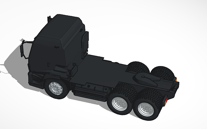 3D design 2022 Chevy Giga Semi Truck - Tinkercad