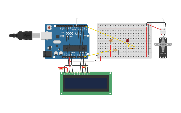 Circuit design Tugas Programming 2 TRUI_Muhammad RIfki Pratama - Tinkercad