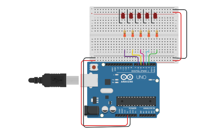 Circuit Design Exercise 5 For Serial Communication Tinkercad