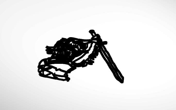 3D design Fire Emblem Fates Peri (Line art) - Tinkercad