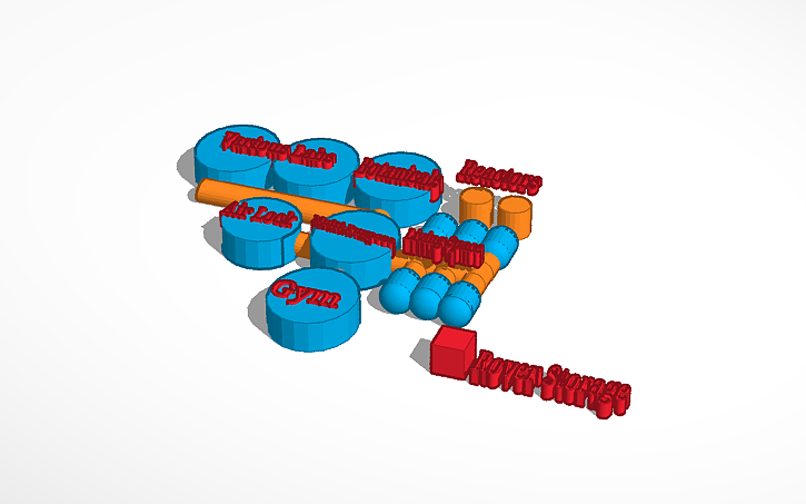 3D design Mars Base - Tinkercad